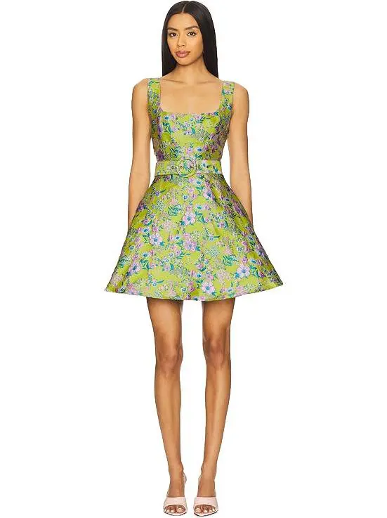 ELLIATT Zenobia Floral Jacquard Mini Dress - Multi