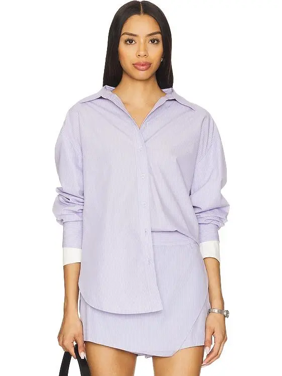 Line & Dot Maxin Shirt In . Also - Lavender
