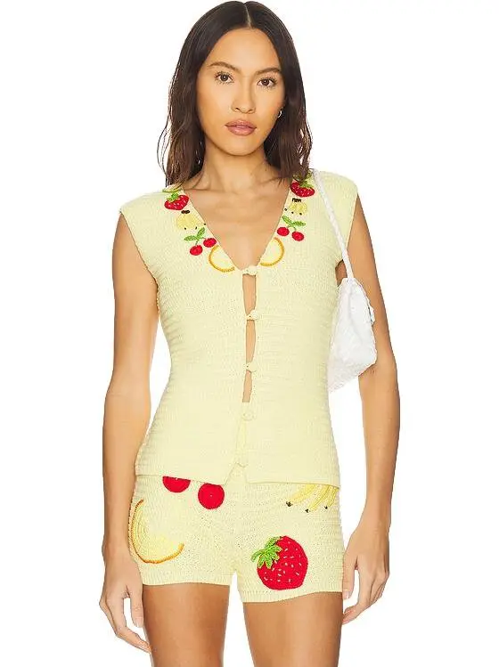 CAPITTANA Sasha Top In . Also - Yellow