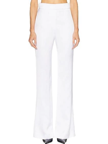 Alexandre Vauthier Satin Tailoring Pant - Optical White