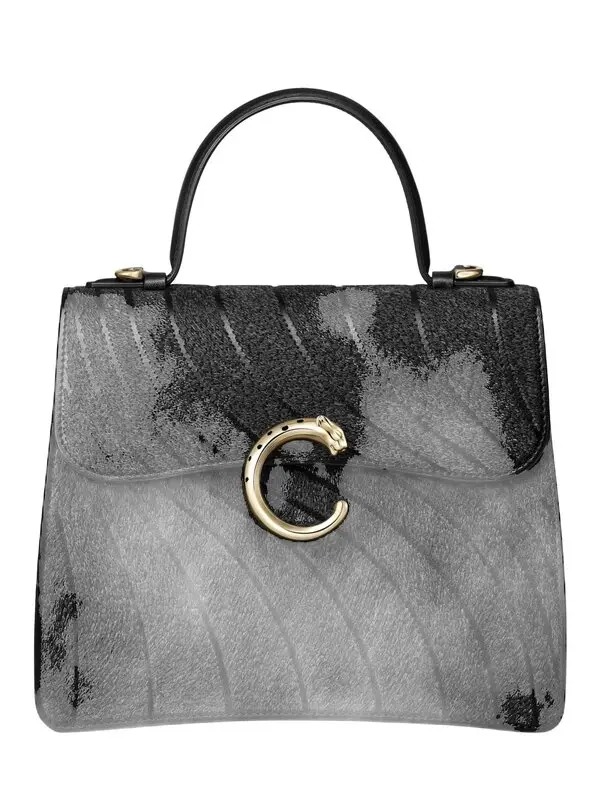 Cartier Panthère De Top-handle Bag - Black