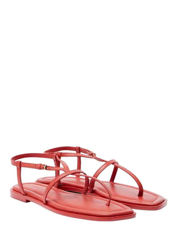 A.emery Remly Leather Sandals - Red