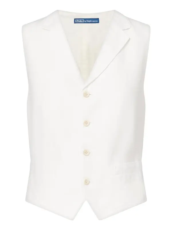 Polo Ralph Lauren Cotton Waistcoat - White