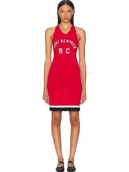 BODE Renfrew Dress - Red Multi