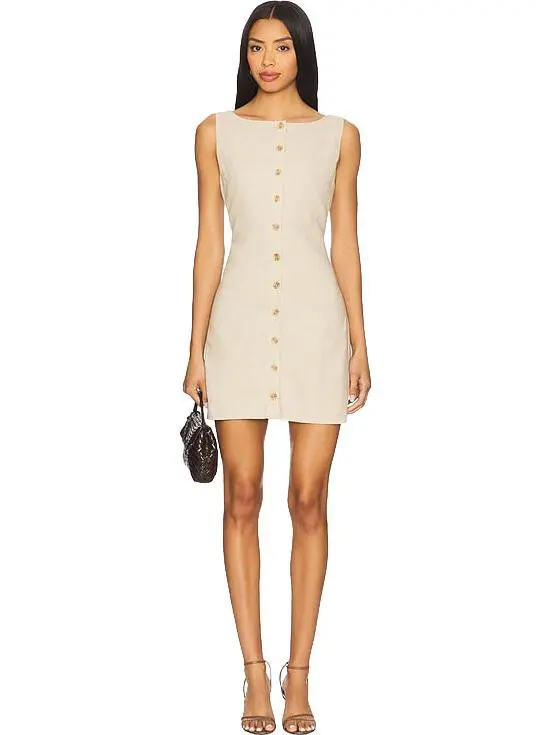 Tularosa Andra Mini Dress - Neutral