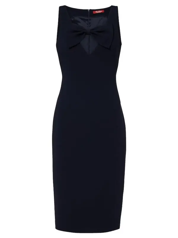 Max Mara Alfiere Cady Midi Dress - Blue