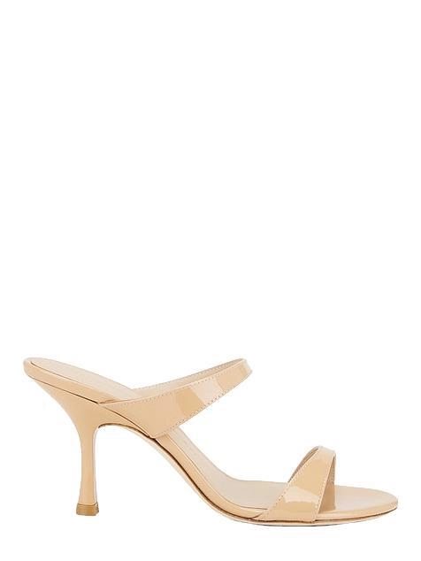 STUART WEITZMAN Nudist 85 Slide Sandals - Tan