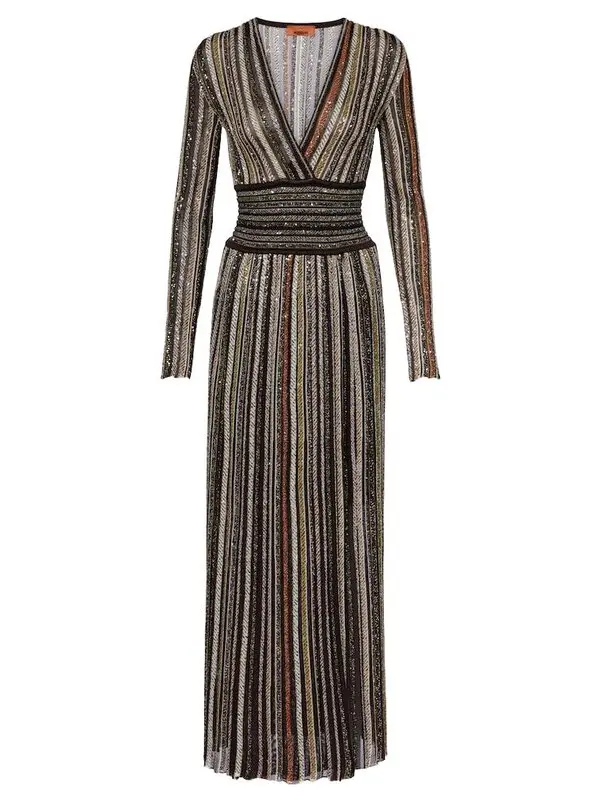 Missoni Sequined Striped Gown - Multicoloured