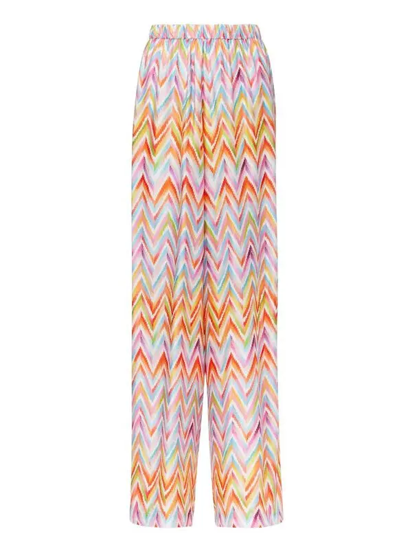 Missoni Zigzag Wide-leg Trousers - Multicoloured
