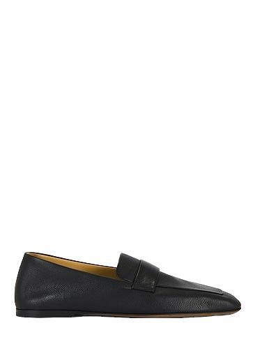 THE ROW Square Loafer - Black
