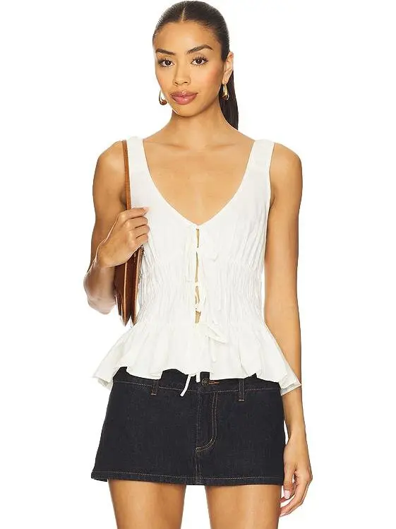Tularosa Amie Top - Ivory