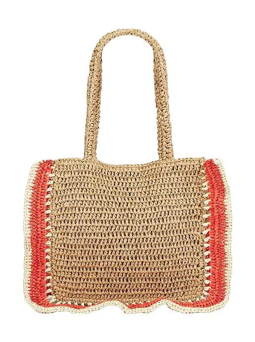 NIKKI BEACH Kamila Shoulder Bag - Orange