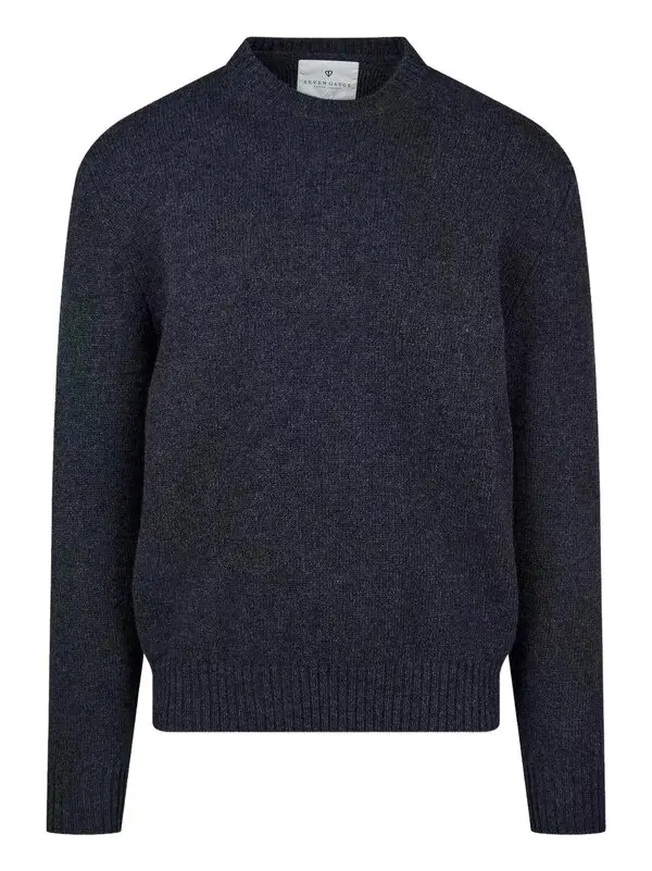 SEVEN GAUGE Wool Jumper - Blue