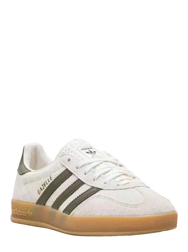 Adidas Gazelle Indoor Olive Strata Sneakers - Neutrals