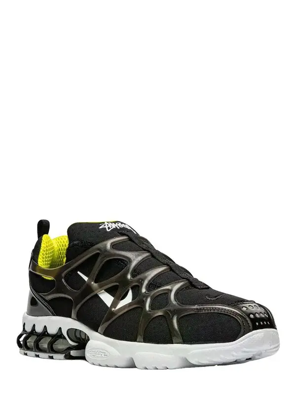 Nike X Stüssy Air Zoom Spiridon Kukini Bright Cactus Sneakers - Black