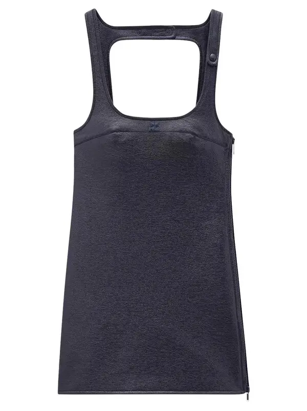 COURREGES Re-edition Vinyl Mini Dress - Blue