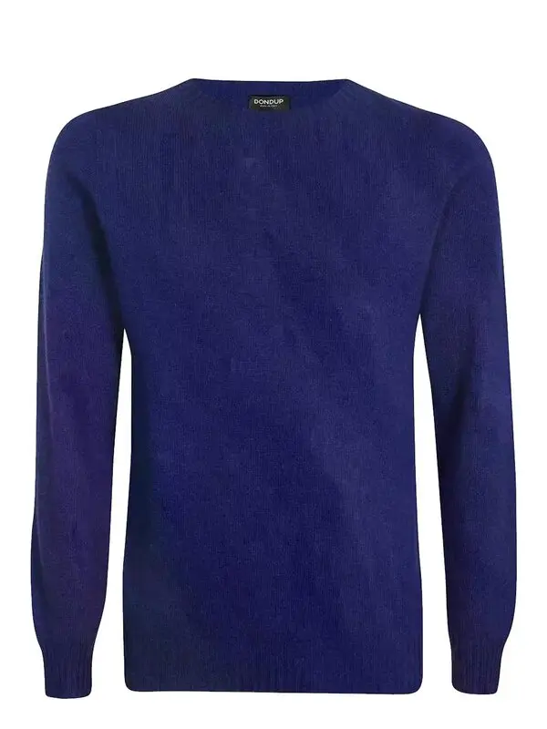 DONDUP Cashmere Crew Neck Sweater - Blue
