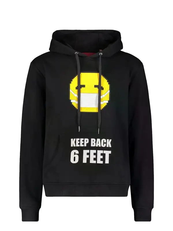 MOSTLY HEARD RARELY SEEN 8-BIT Graphic Print Hoodie - Black