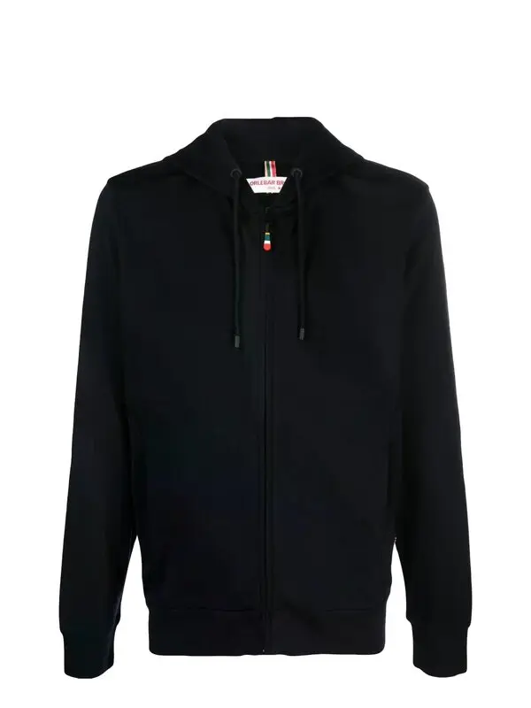 Orlebar Brown Zip-up Wool Hoodie - Blue