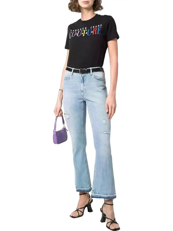 DONDUP Mid-rise Flared Jeans - Blue
