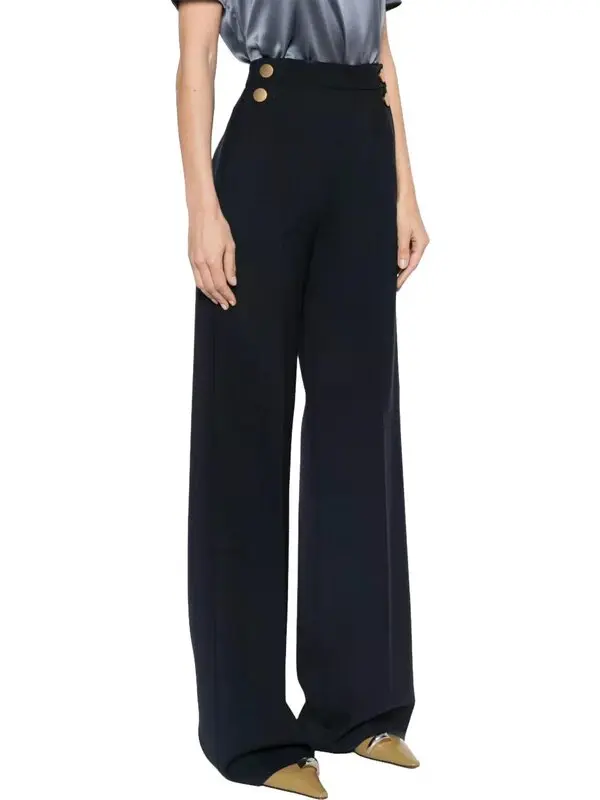 Max Mara Polonia Wide-leg Trousers - Blue