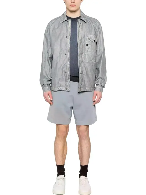 C.P. COMPANY Embroidered-logo Jacket - Grey