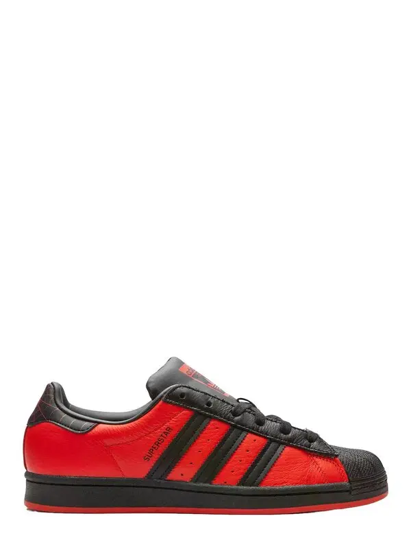 Adidas X Miles Morales Superstar J Spider-man Sneakers - Red