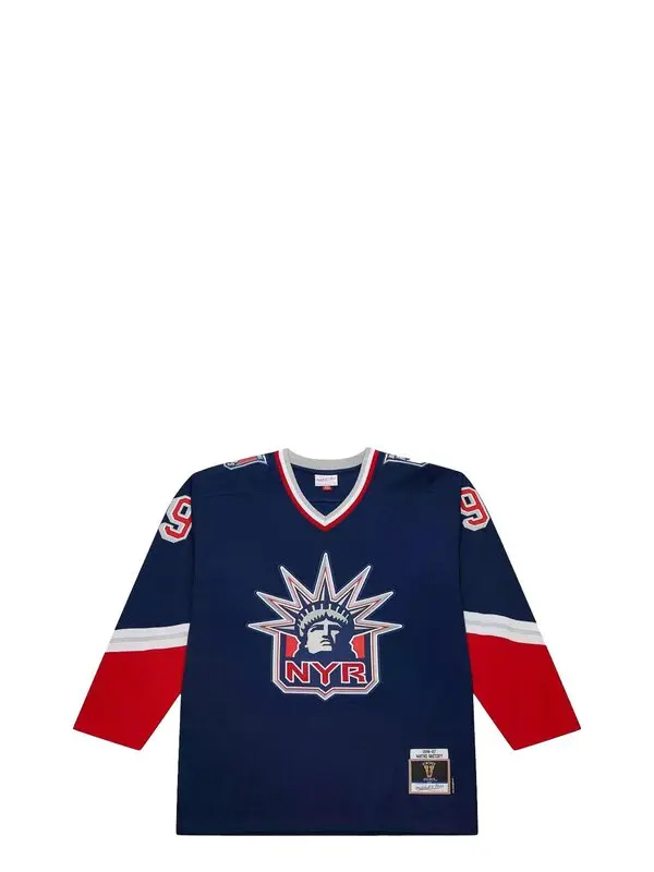 Mitchell & Ness New York Rangers 1996/97 Wayne Gretzky Alternate Jersey - Blue