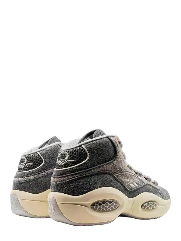 REEBOK Question Mid Suede Sneakers - Grey