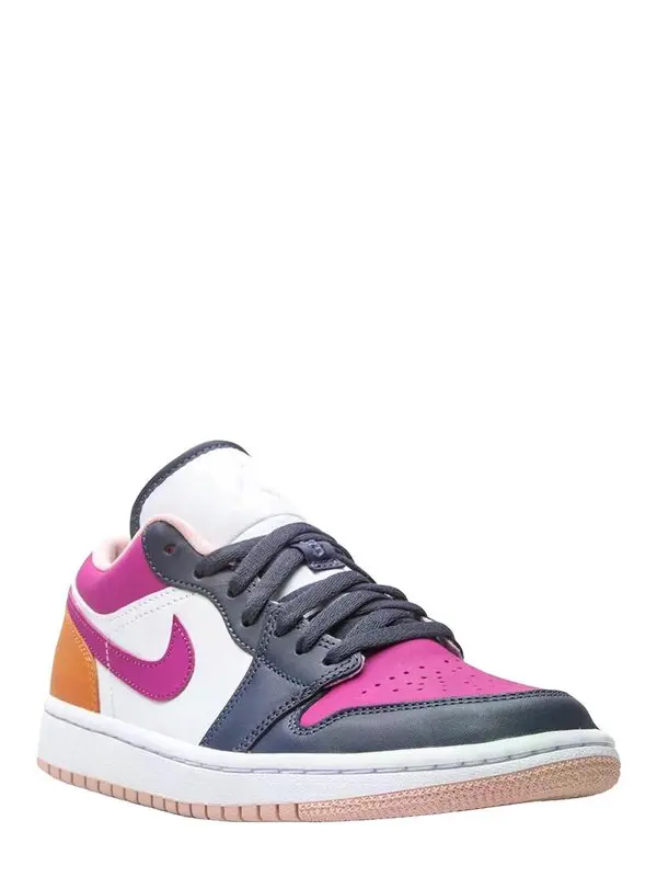 JORDAN Air 1 Low Se Mismatched Purple/magenta Sneakers - Blue