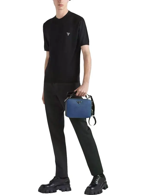 Prada Crew-neck Wool Jumper - Black