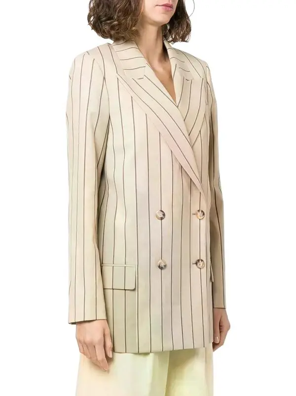 JOSEPH Jonas Double-breasted Blazer - Neutrals