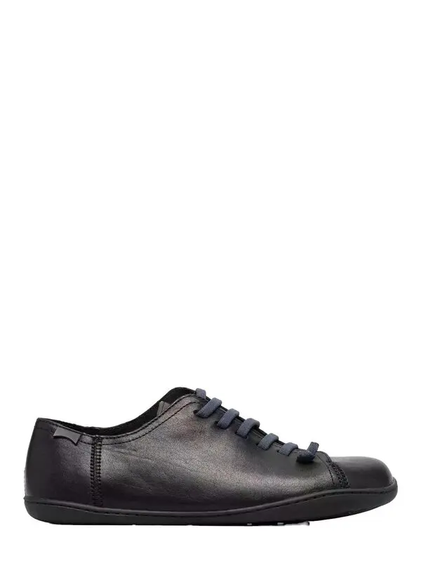 Camper Little Cami Low-top Leather Sneakers - Black