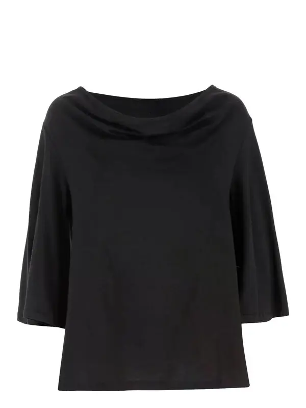 BY MALENE BIRGER Boat Neck T-shirt - Black