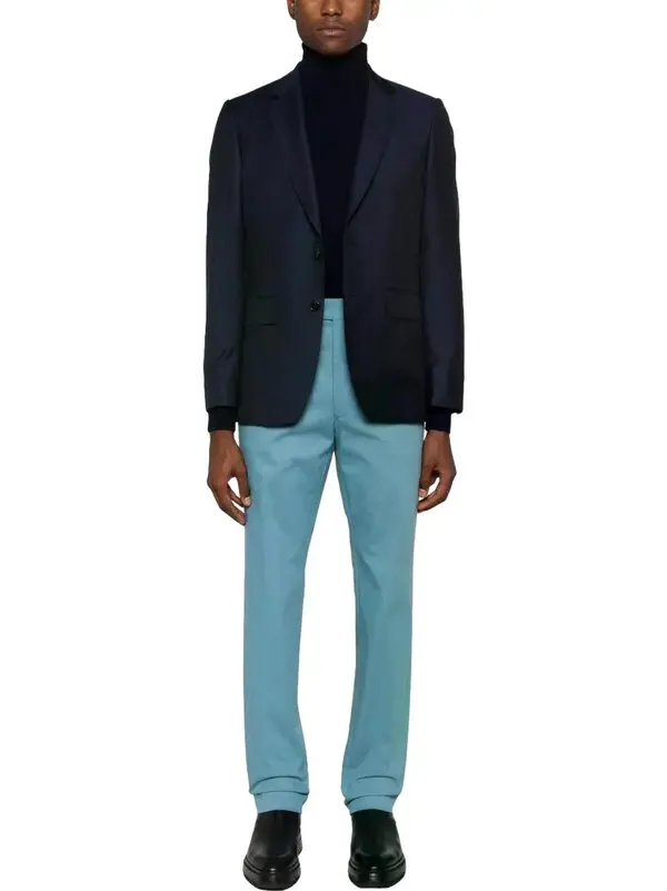FURSAC Virgin Wool Blazer - Blue