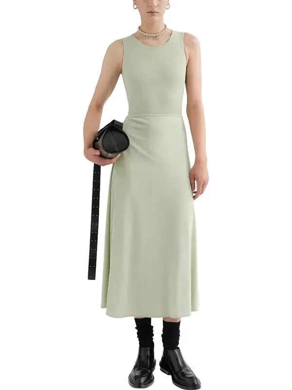 JIL SANDER Sleeveless Round Neck Bodysuit - Neutrals