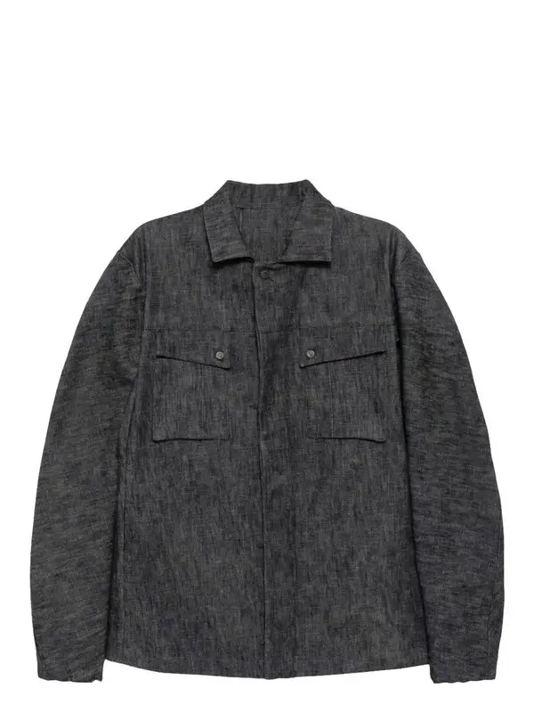 Boris Bidjan Saberi Indigo Denim Jacket - Blue