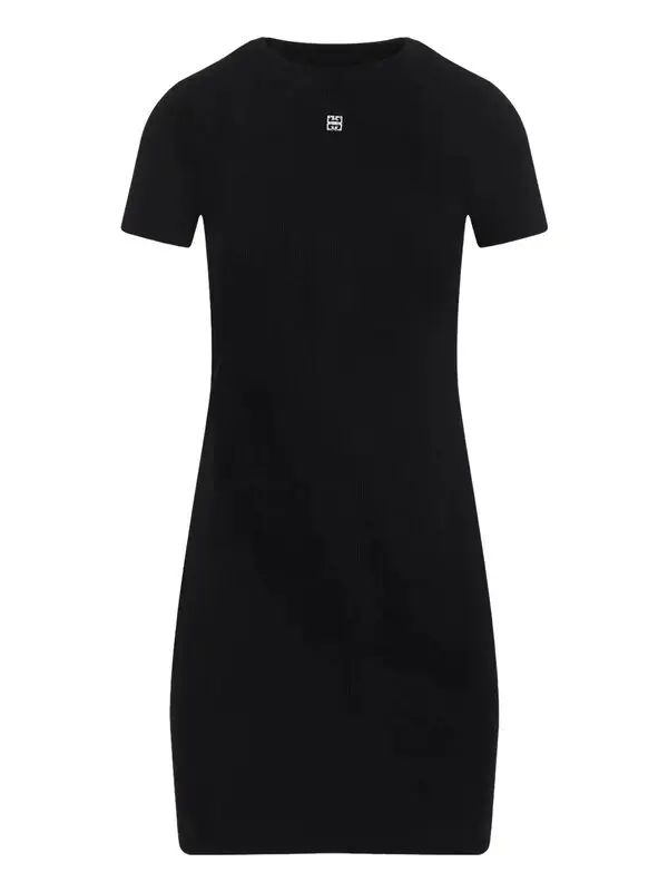 Givenchy Logo-appliqué Dress - Black
