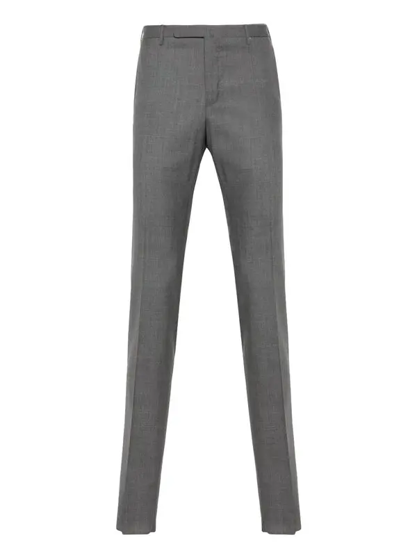 Incotex Slim-fit Virgin Wool Trousers - Grey