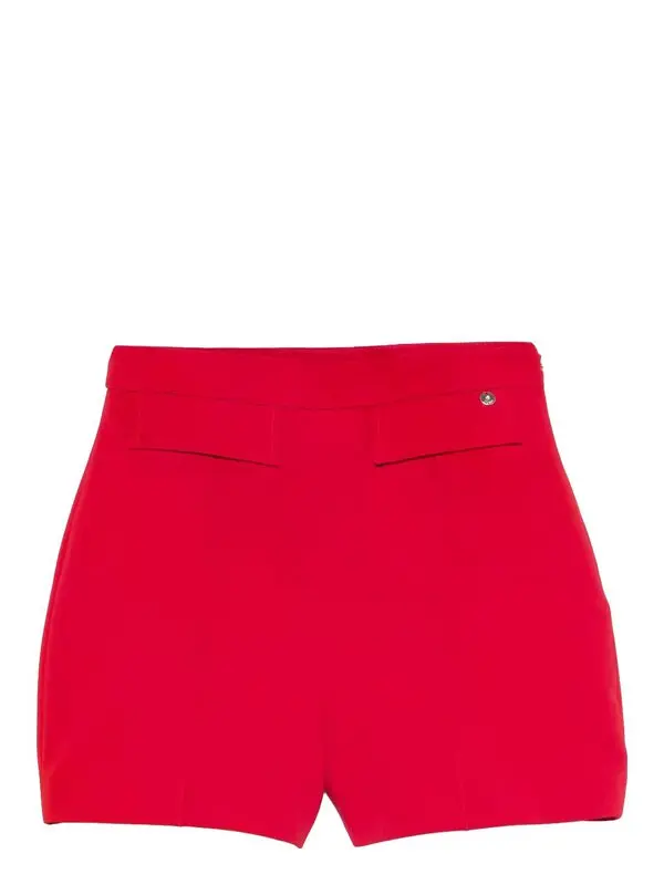 Liu Jo High-rise Tailored Shorts - Red
