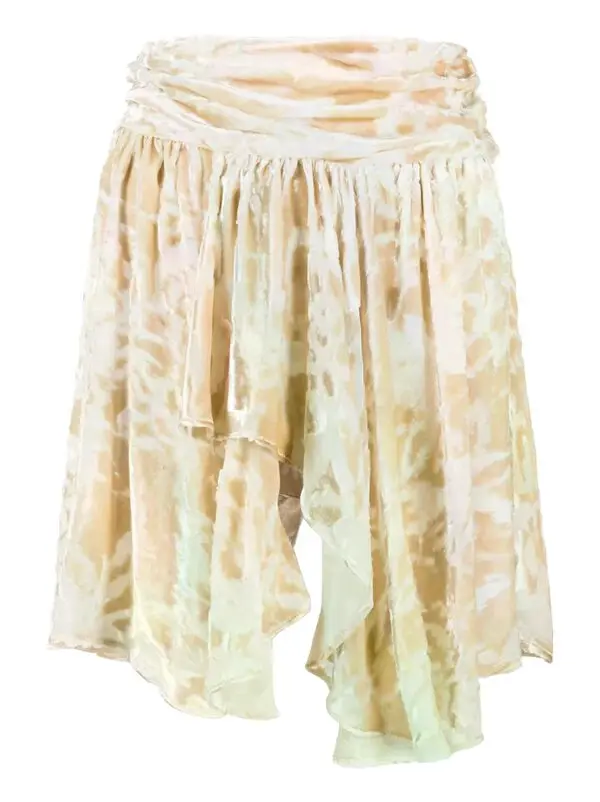 IRO PARIS Nepala Asymmetric Miniskirt - Neutrals