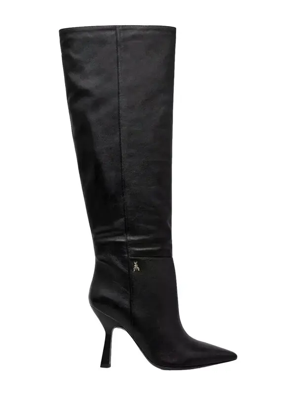 Patrizia Pepe 70mm Leather Boots - Black