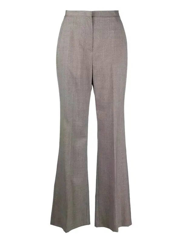 Fabiana Filippi High Waisted Flared Trousers - Grey