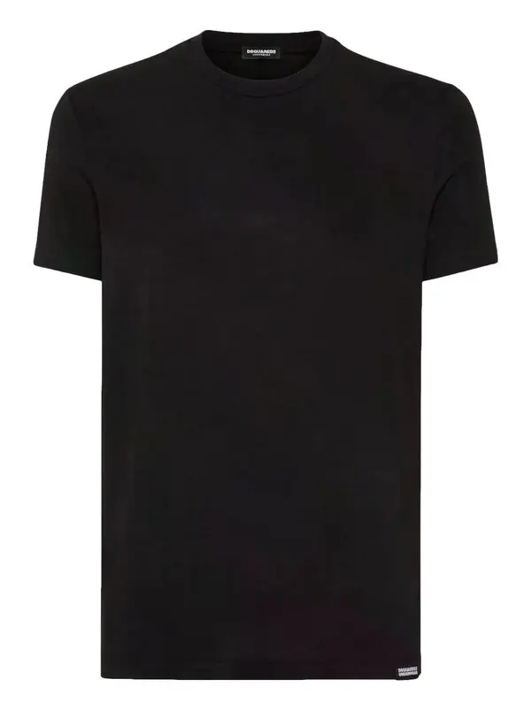 Dsquared2 Embroidered-logo T-shirt - Black