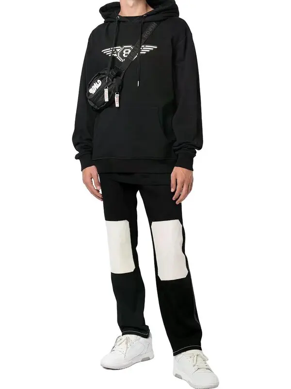 MOSTLY HEARD RARELY SEEN 8-BIT 8-bit Flying 8 Cotton Hoodie - Black