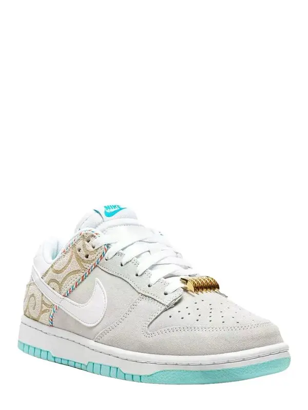 Nike Dunk Low Barbershop Grey Sneakers - Neutrals