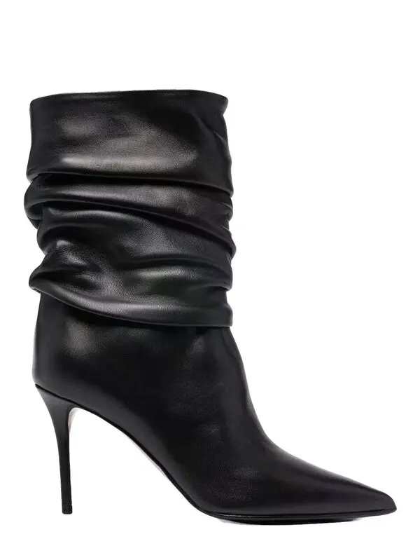 LE SILLA Eva Scrunched Mid-calf Boots - Black