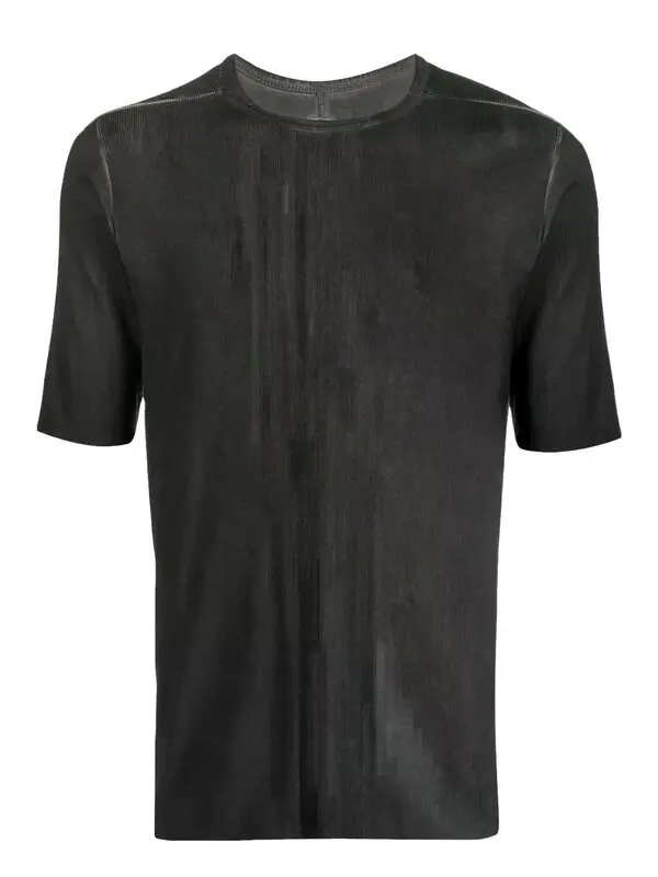 ISAAC SELLAM EXPERIENCE Faded-effect Organic-cotton T-shirt - Black