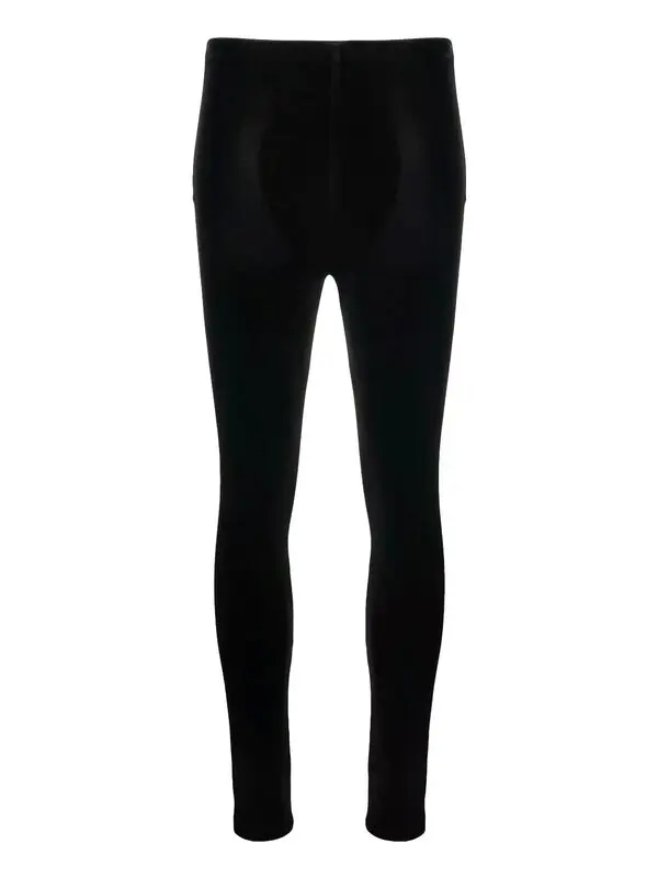 Alchemy Fashions Velvet Skinny Trousers - Black