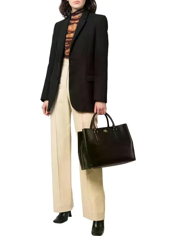 Ralph Lauren Mary Top-handle Tote Bag - Black